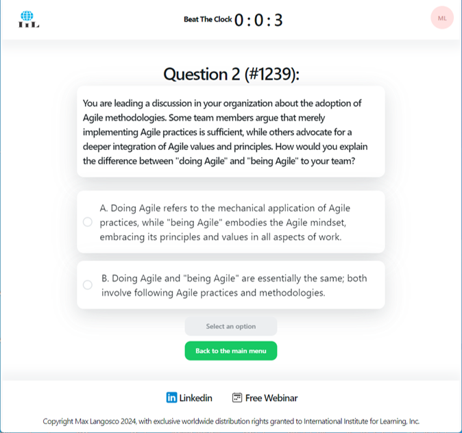 AI-Powered PMP® Exam Simulator