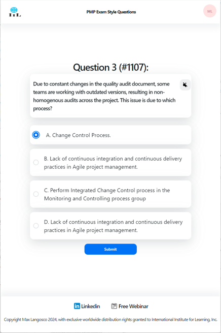 AI-Powered PMP® Exam Simulator